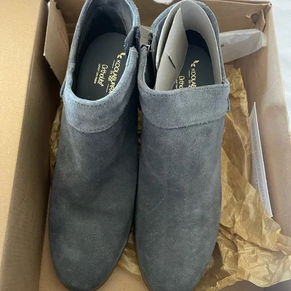 koolabura | Shoes | Kookaburra Ugh Booties 5 Womens Grey Leather | Poshmark